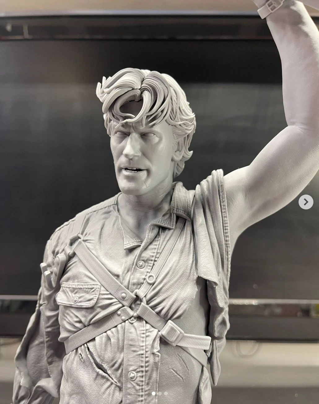 Life-Size Ash Williams Chainsaw Replica from Evil Dead