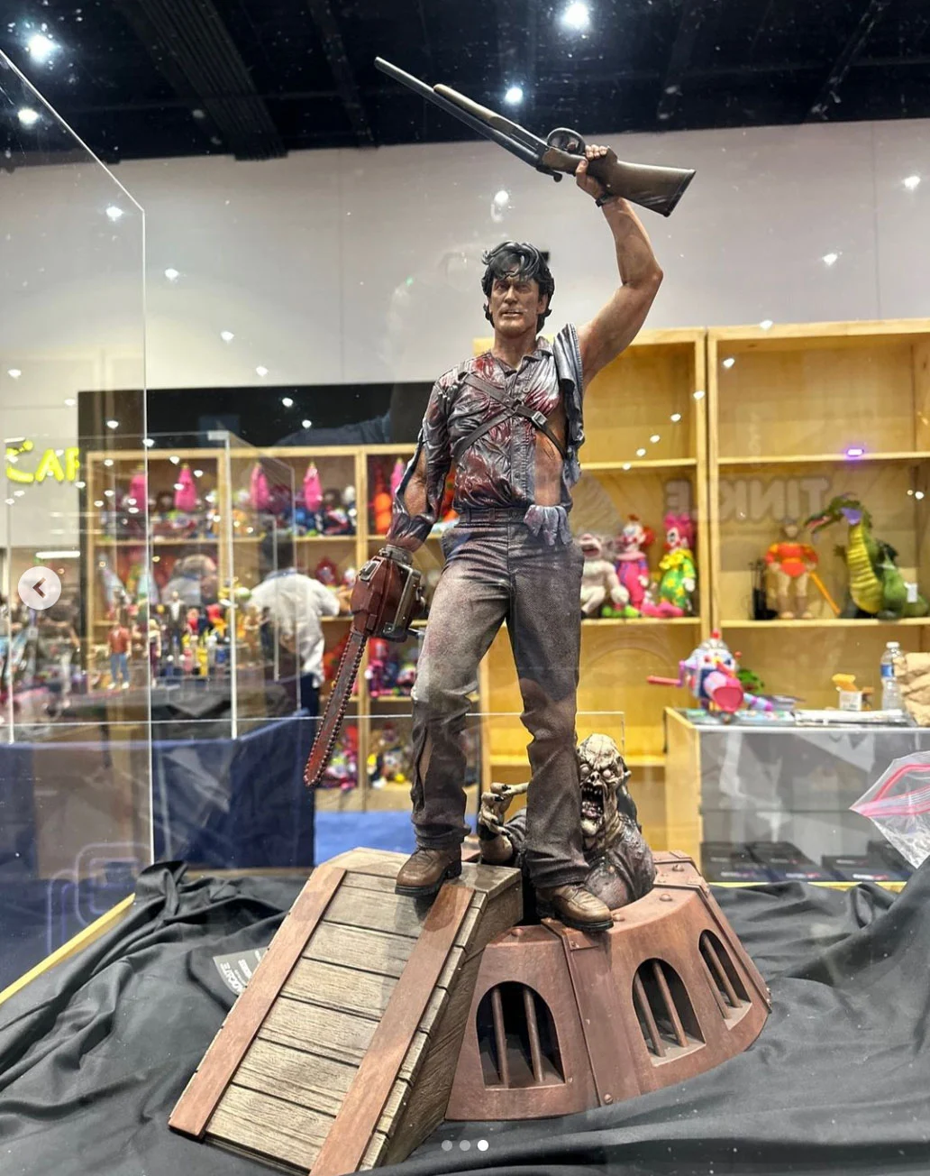 Life-Size Ash Williams Chainsaw Replica from Evil Dead