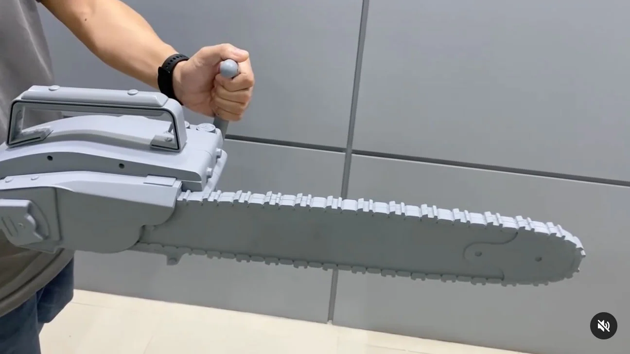 Life-Size Ash Williams Chainsaw Replica from Evil Dead