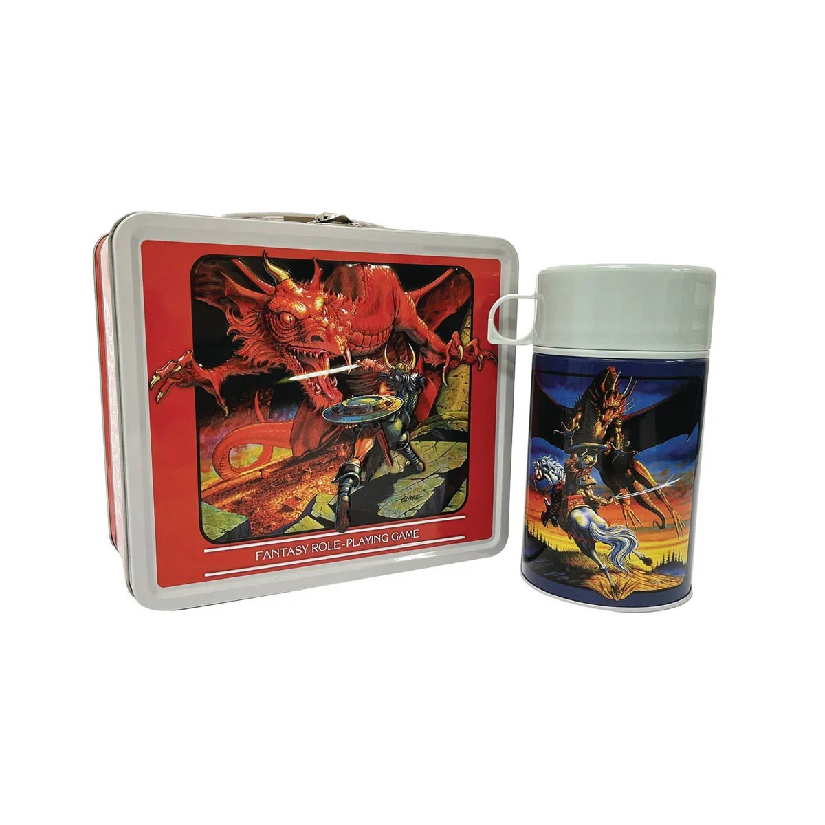 Dungeons & Dragons Players Manual Lunch Box with Thermos